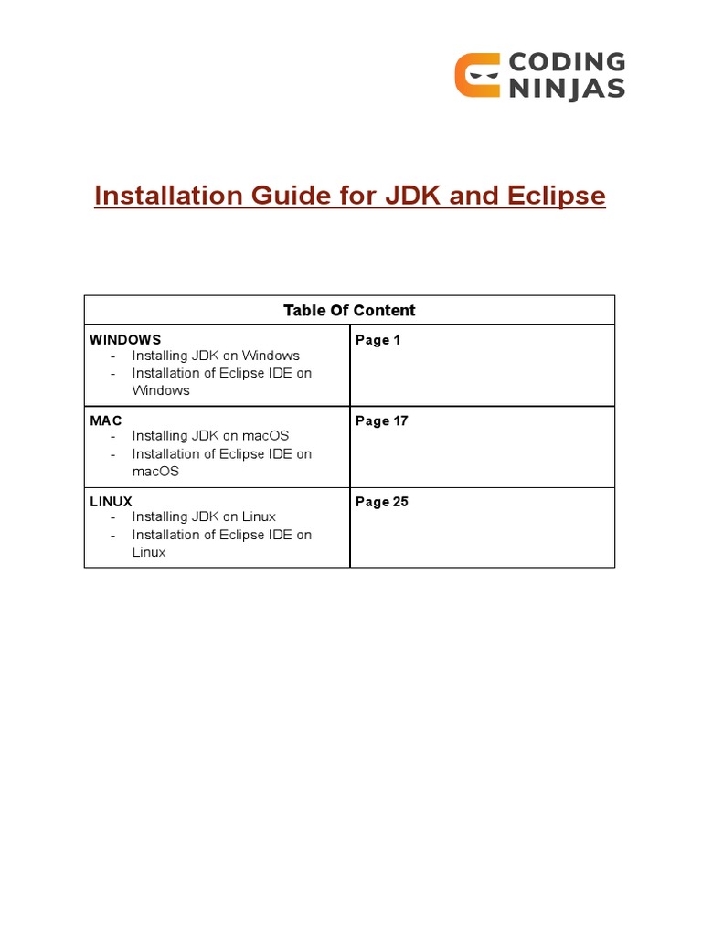 Installation Guide - JAVA-27 | PDF | Installation (Computer Programs ... Installation Guide - JAVA-27 | PDF | Installation (Computer Programs ...