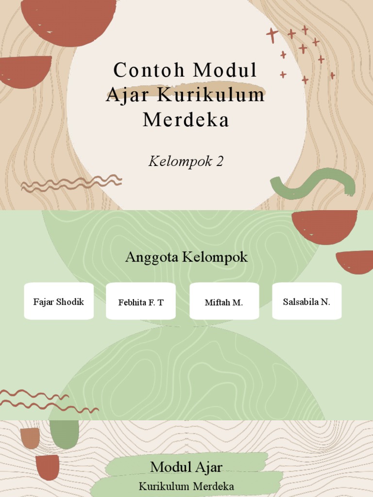 Contoh Modul Ajar | PDF