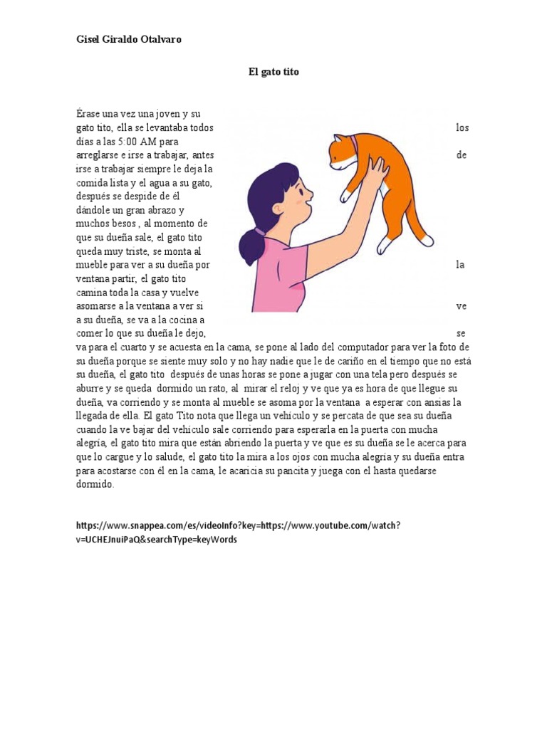 El Gato Tito El Niño M | PDF