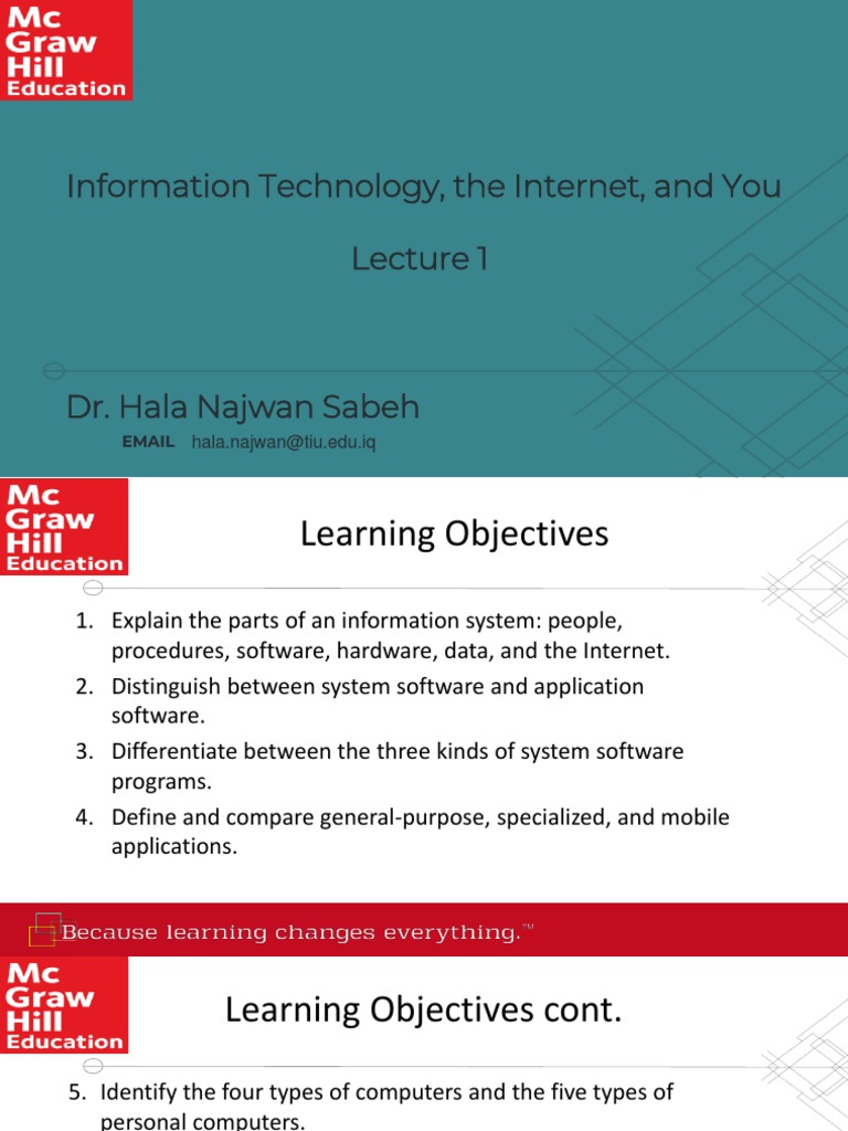 Lec1 2023 IT | PDF | Operating System | Personal Computers