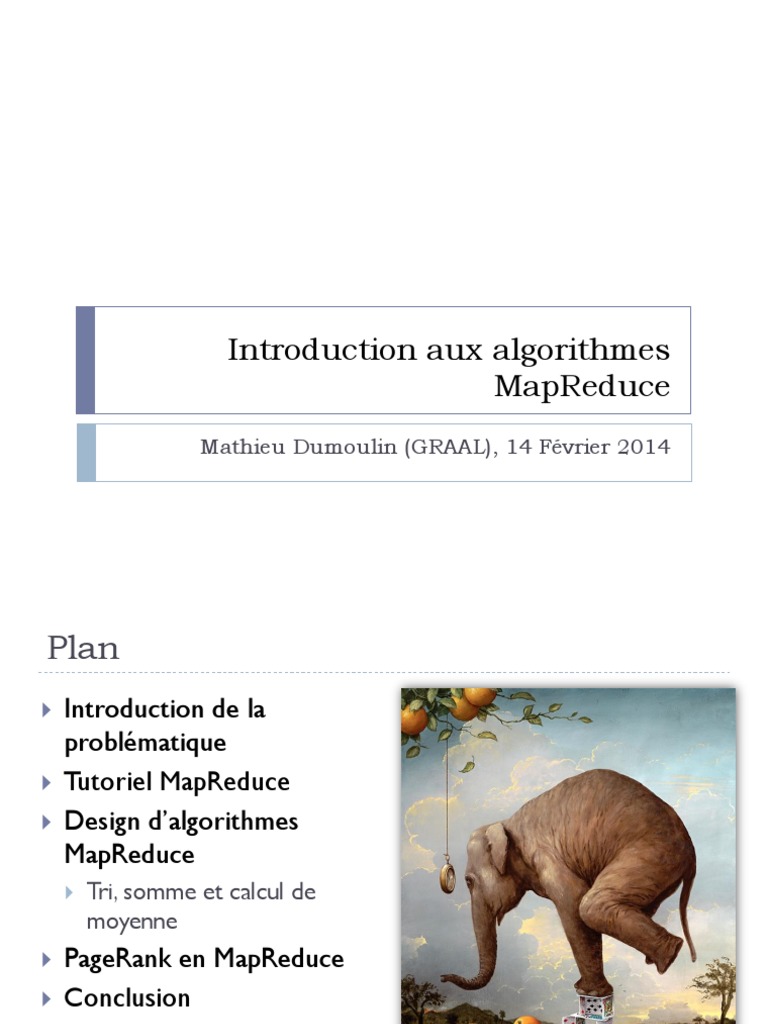 Introduction Aux Algorithmes MapReduce | PDF