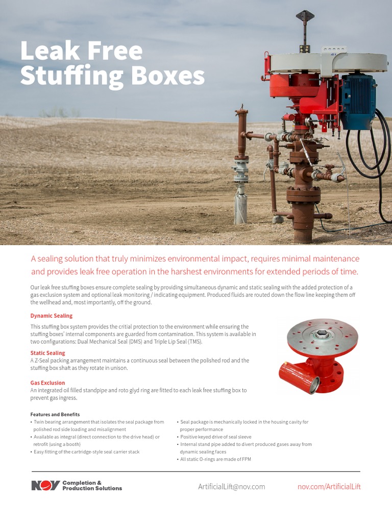 Leak Free Stuffing Boxes | PDF | Leak | Gases