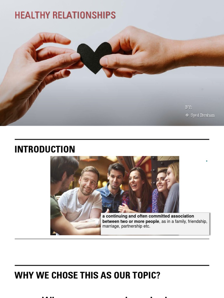 Healthy Relationships | PDF