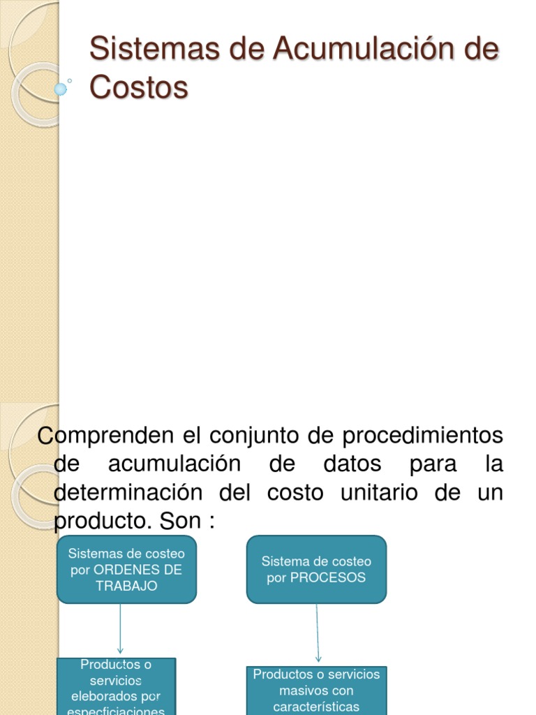 Costeo Por Procesos y Costeo Por Ordenes de Trabajo | PDF | Costo | Inventario