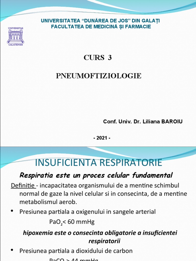 Curs NR 3 Pneumo Ir, CPC | PDF
