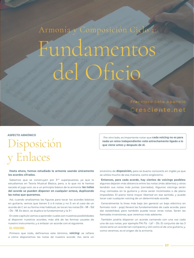 Muestra Fundamentos Del Oficio AyC C1 | PDF | Acorde (Música) | Armonía