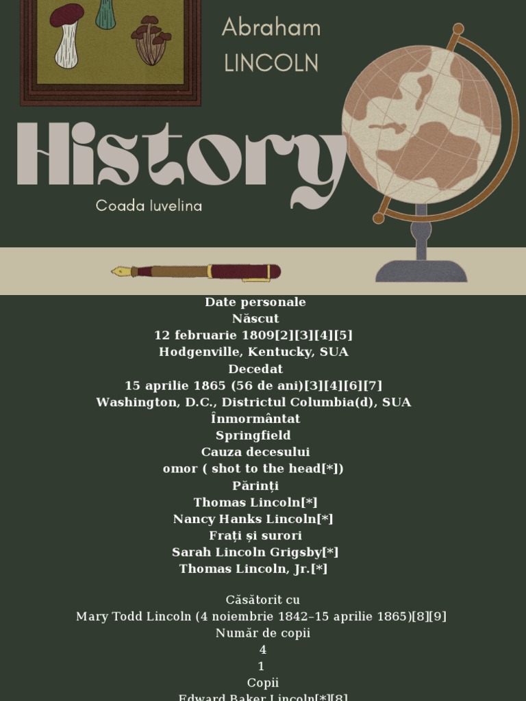 Simple Green and Beige Vintage Illustration History Report Presentation ...