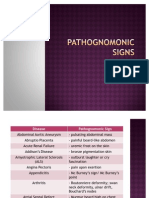 Common Signs and Symptoms of Diseases (Pathognomonic Sign) | PDF ...
