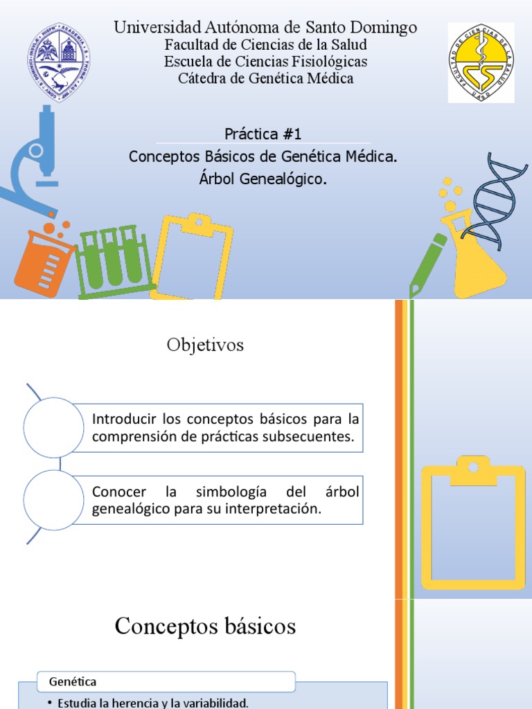 Practica 1 Conceptos Básicos de Genética Médica | PDF