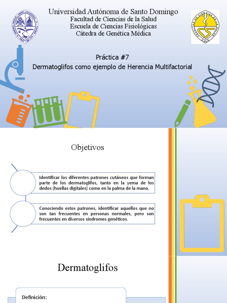 Practica 7 Dermatoglifos Como Ejemplo de Herencia Multifactorial | PDF | Huella dactilar | Genética