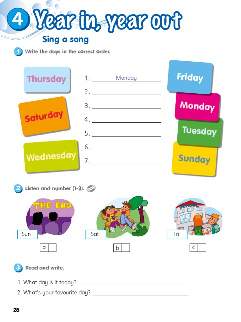 Smart Junior 3 Workbook Module 4 | PDF