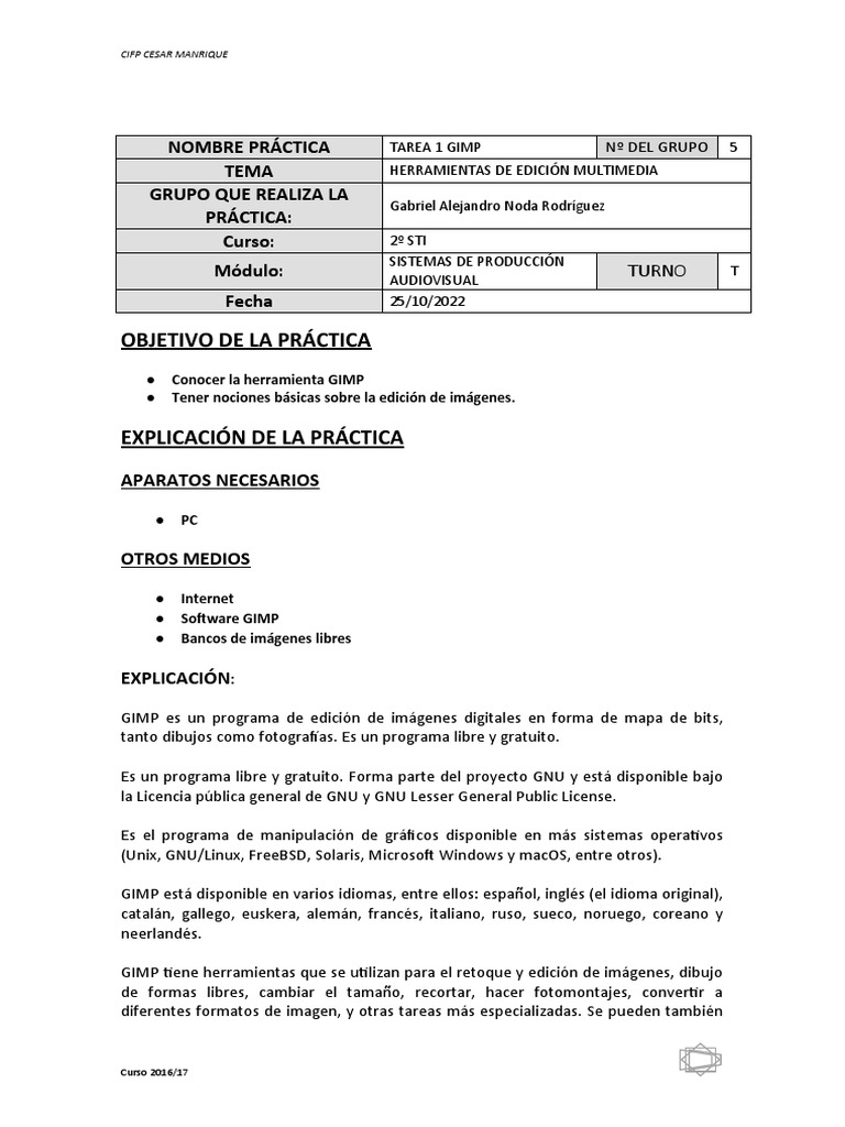 GIMP | PDF | Informática | Software