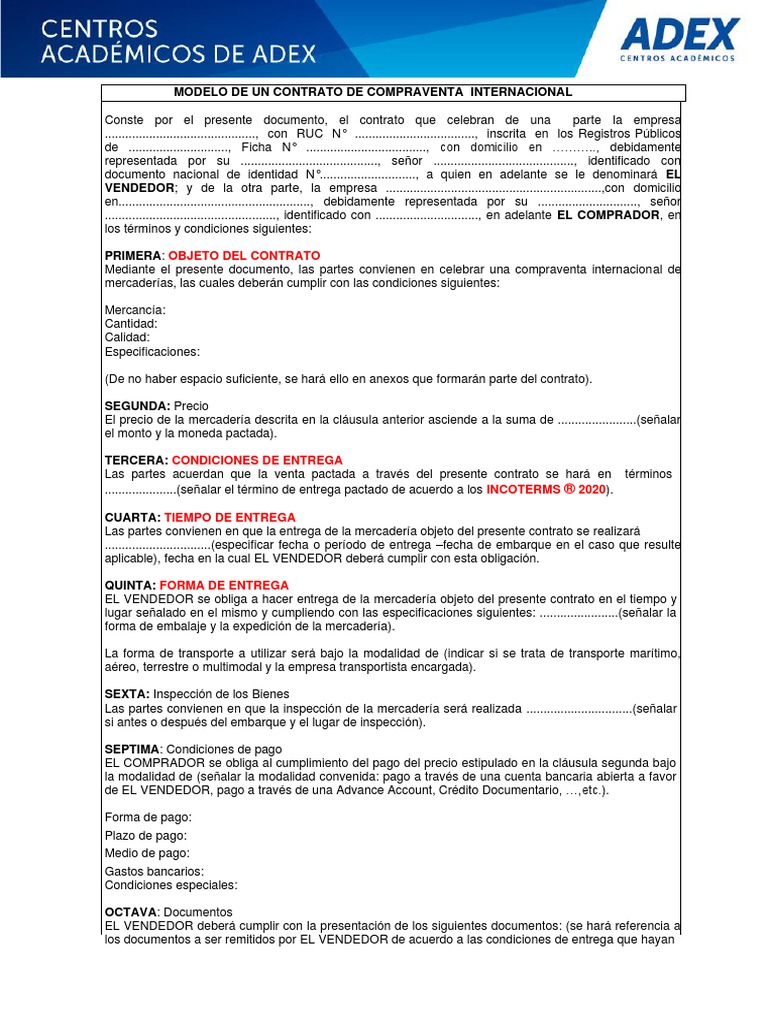 Anexo #02. Modelo Contrato Cvi | PDF | Economias | Business