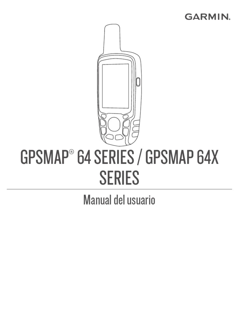 Manual de Usuario Serie Map 64 64X BMPRENTA | PDF | USB | Brújula