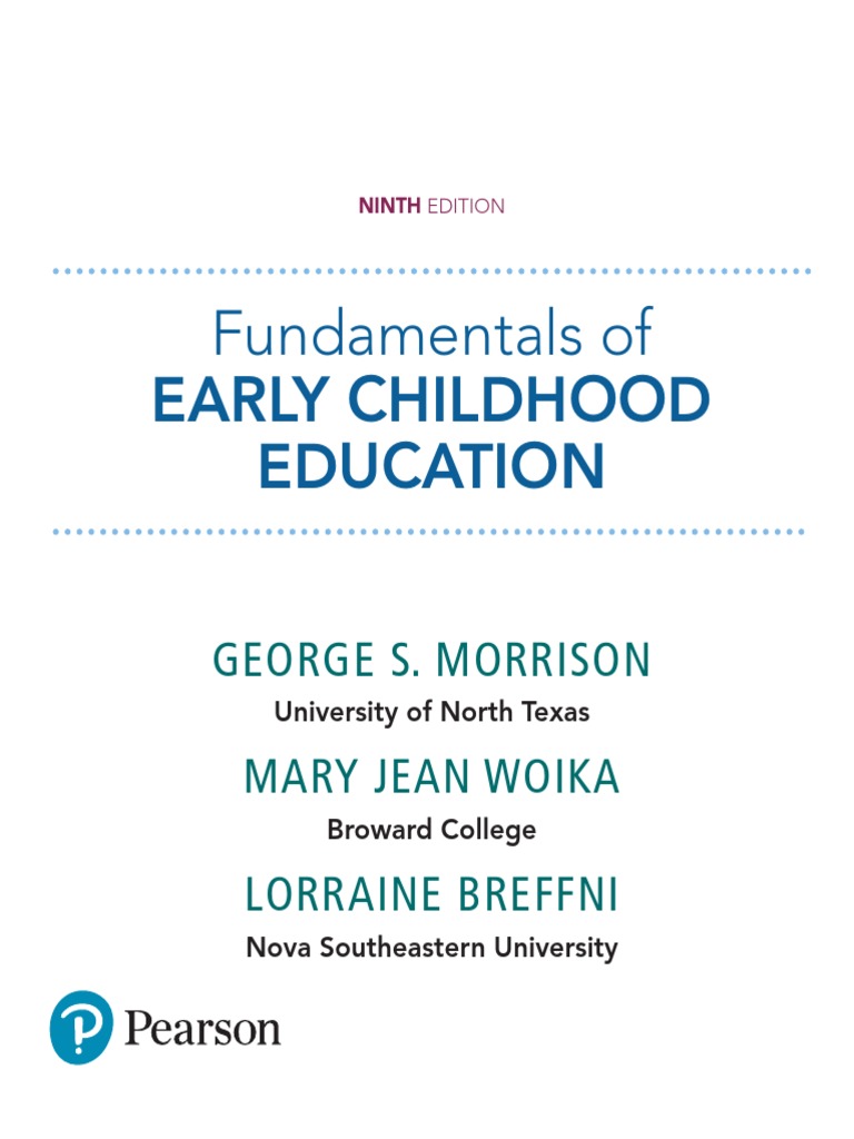 Fundamentals of Early Childhood Education | PDF | Teaching Method ...