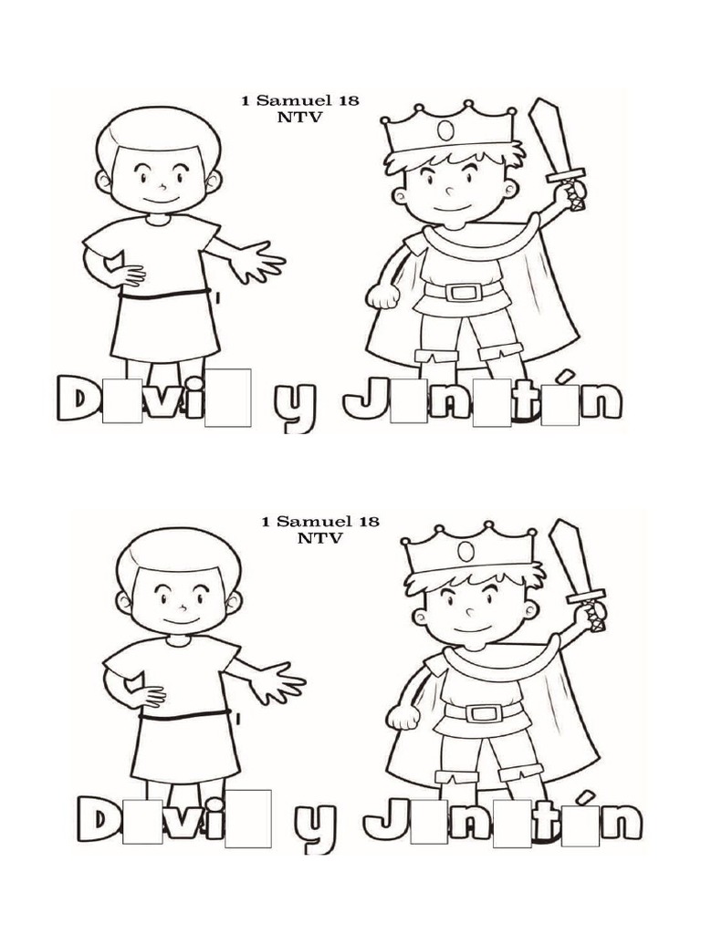 Manualidad David y Jonathan | PDF