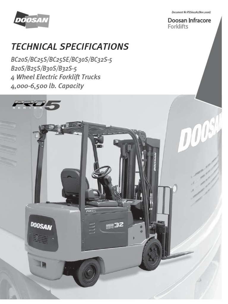 Daewoo-Doosan Bc20 Bc25 Bc30 | PDF | Mechanical Engineering ...