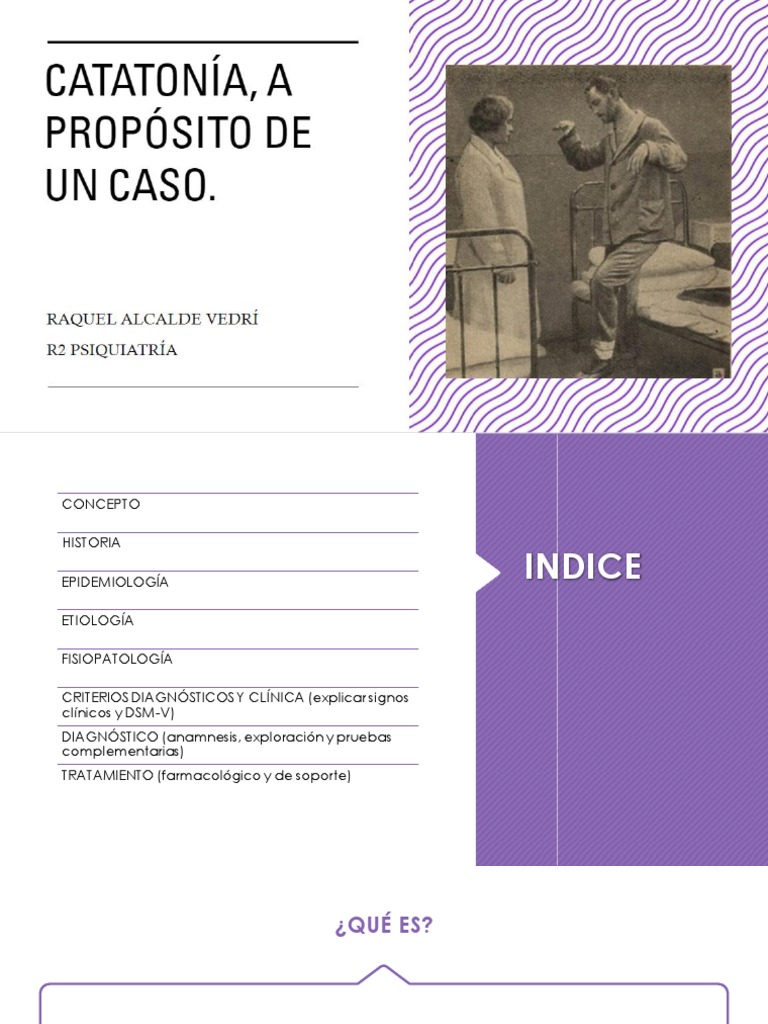Catatonía | PDF