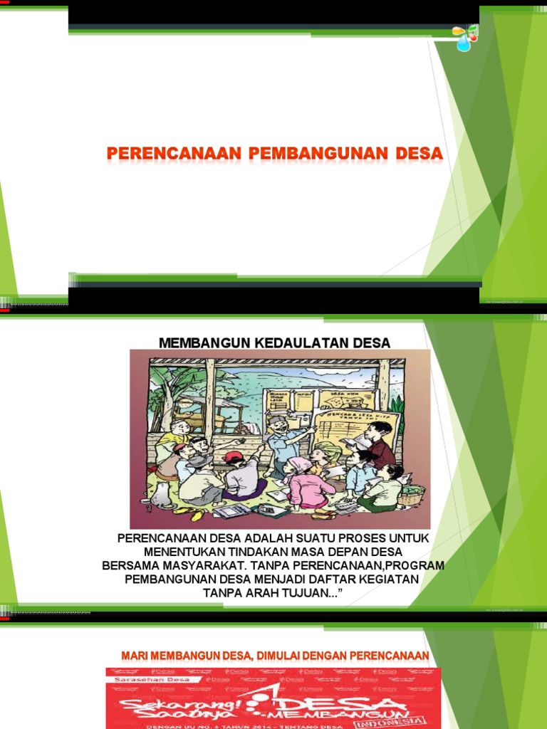 Perencanaan Pembangunan Desa Pdf