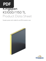 Kingspan Quadcore ks1000rw Roof Panel Data Sheet en GB Ie | PDF | Roof | Building Engineering