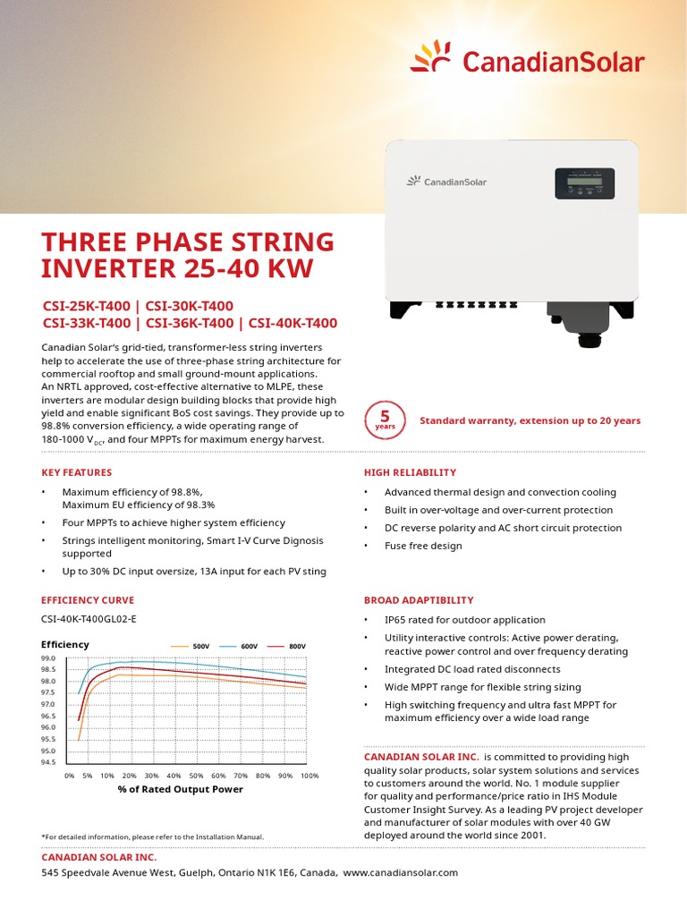 Canadian-Solar Datasheet Inverter 25-40K-400VAC-NEW ROW EN | PDF ...