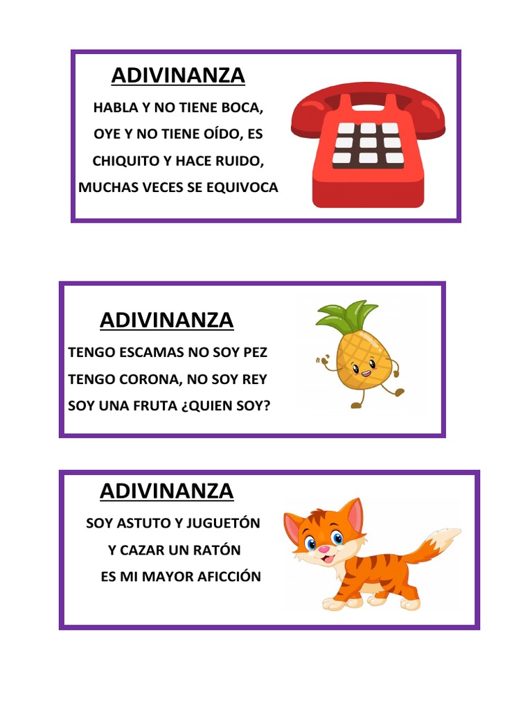 ADIVINANZA | PDF