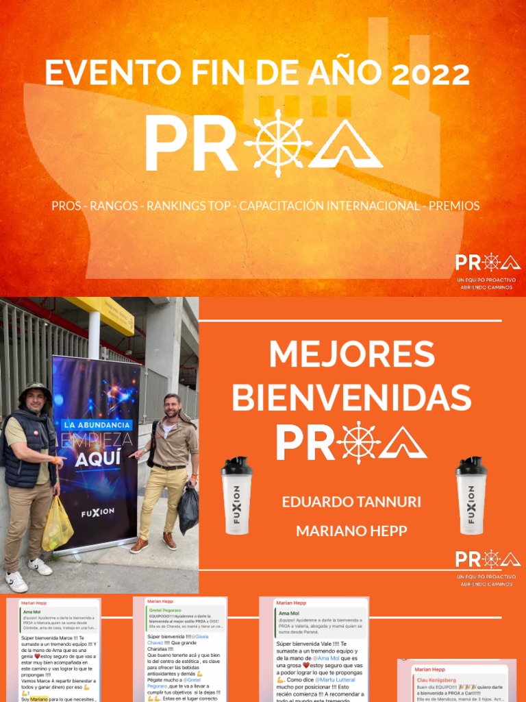 Evento Fin de Año 2022 - Proa | PDF