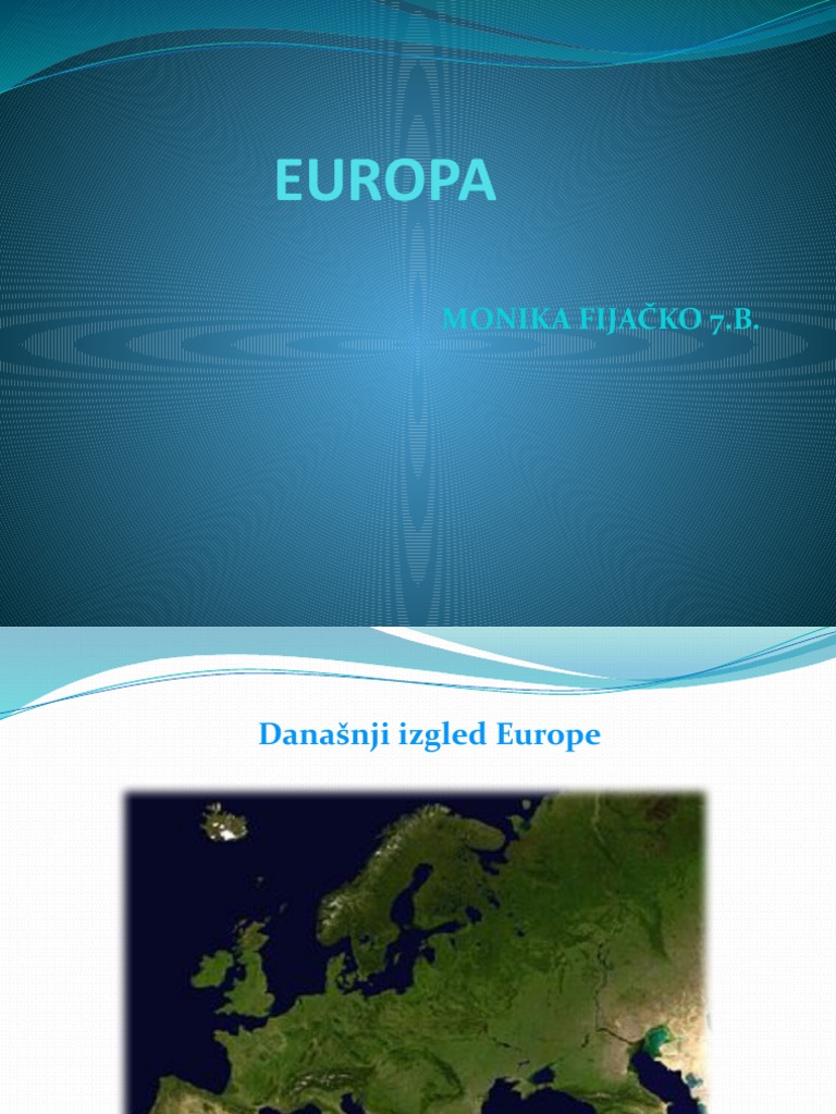 Geografija - Europa | PDF