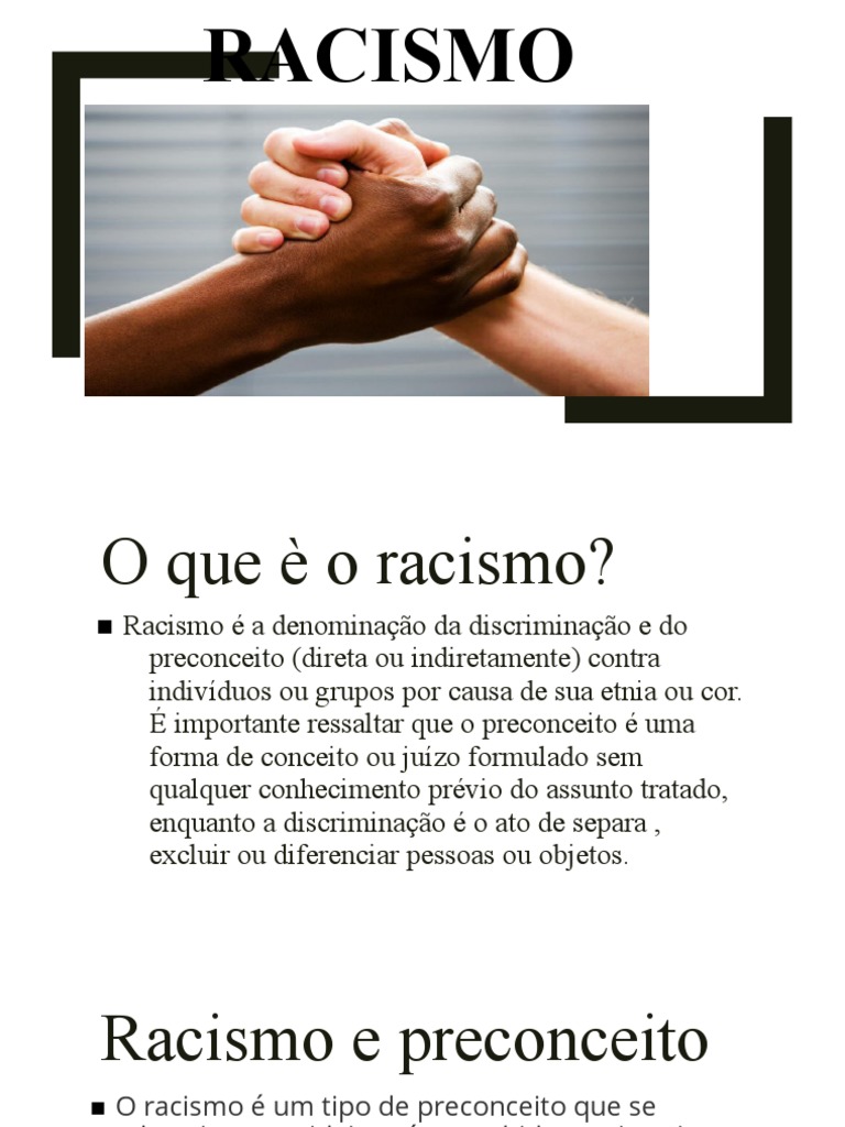 Uma explicação abrangente sobre o racismo: suas definições, tipos e ...