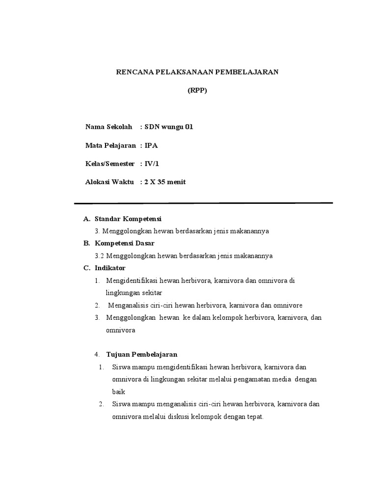 RPP Ipa KLS 4 (Micro) | PDF