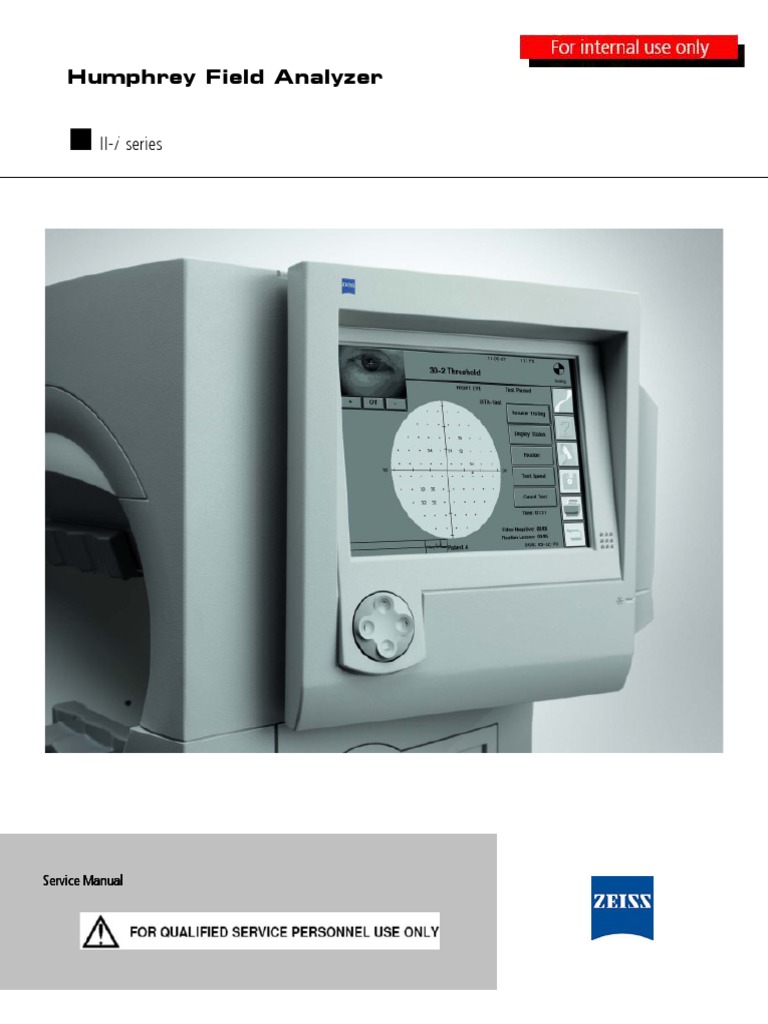 Humphrey Field Analyzer II-i Series - Service Manual | PDF | Camera ...