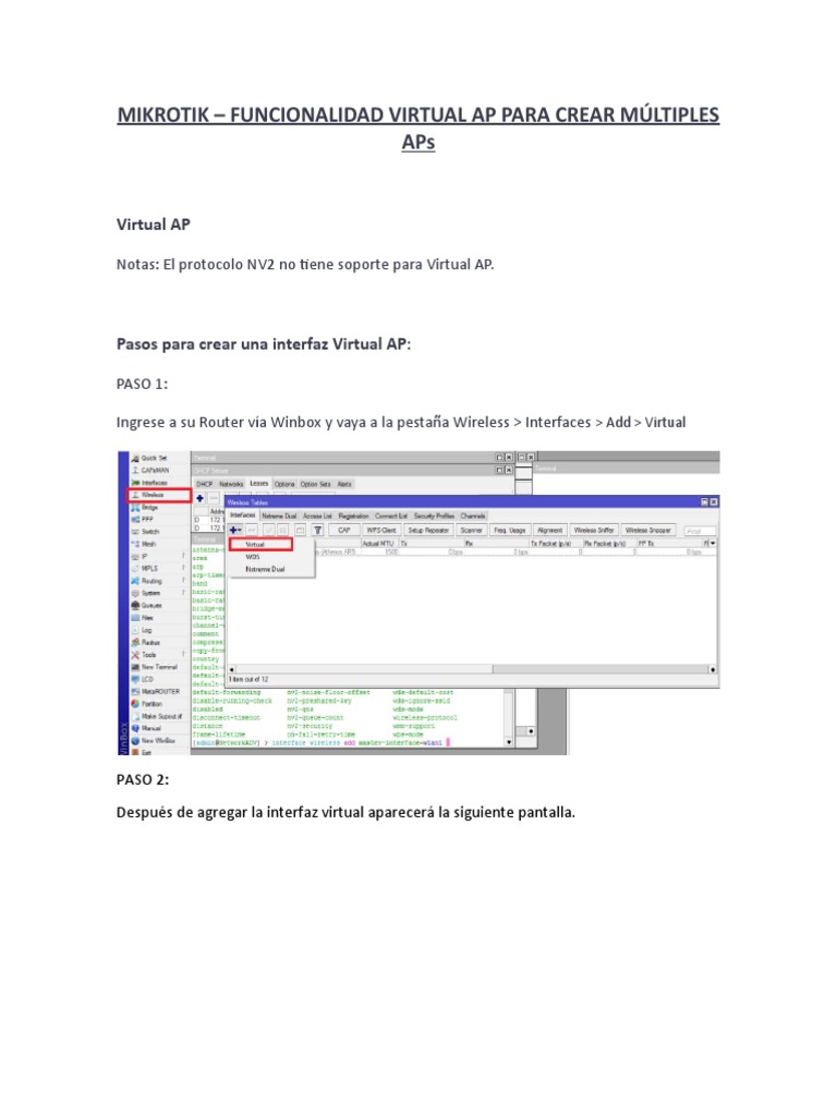 Mikrotik Virtual Ap | PDF