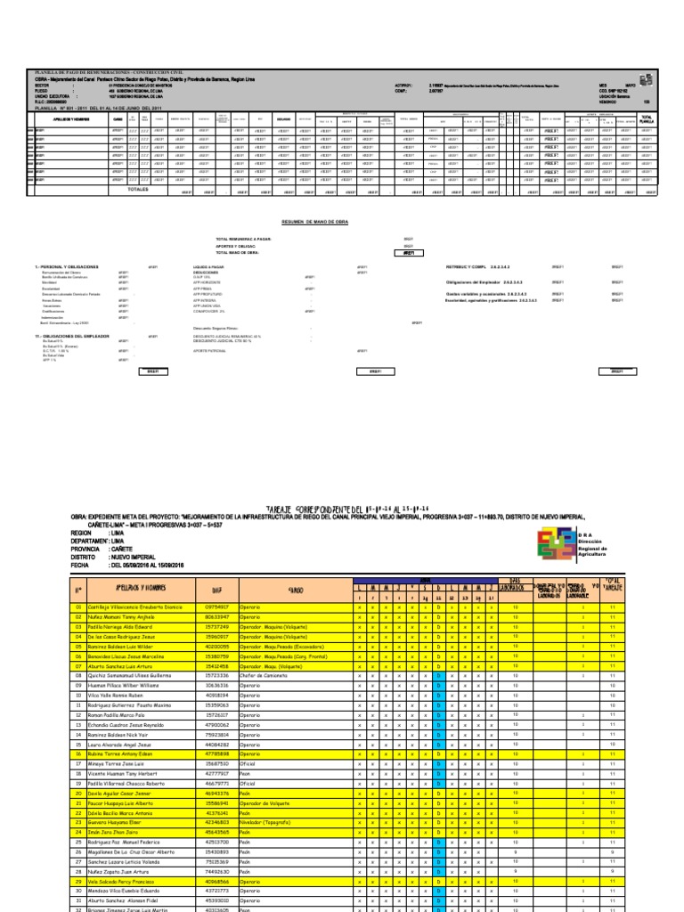 Planilla 07 Sep 01 2022 JFNC | PDF