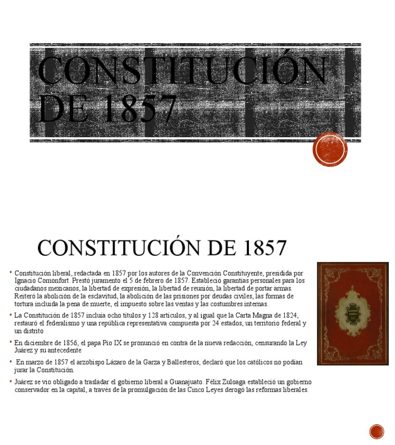 Constitución de 1857 | PDF