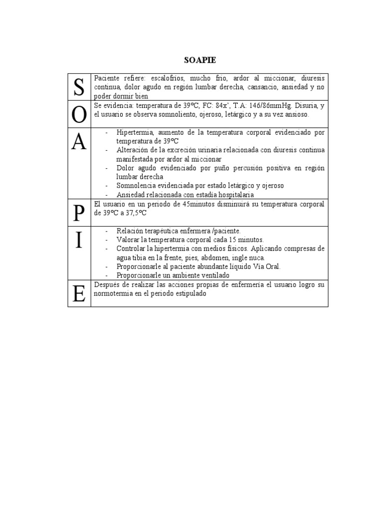 SOAPIE | PDF