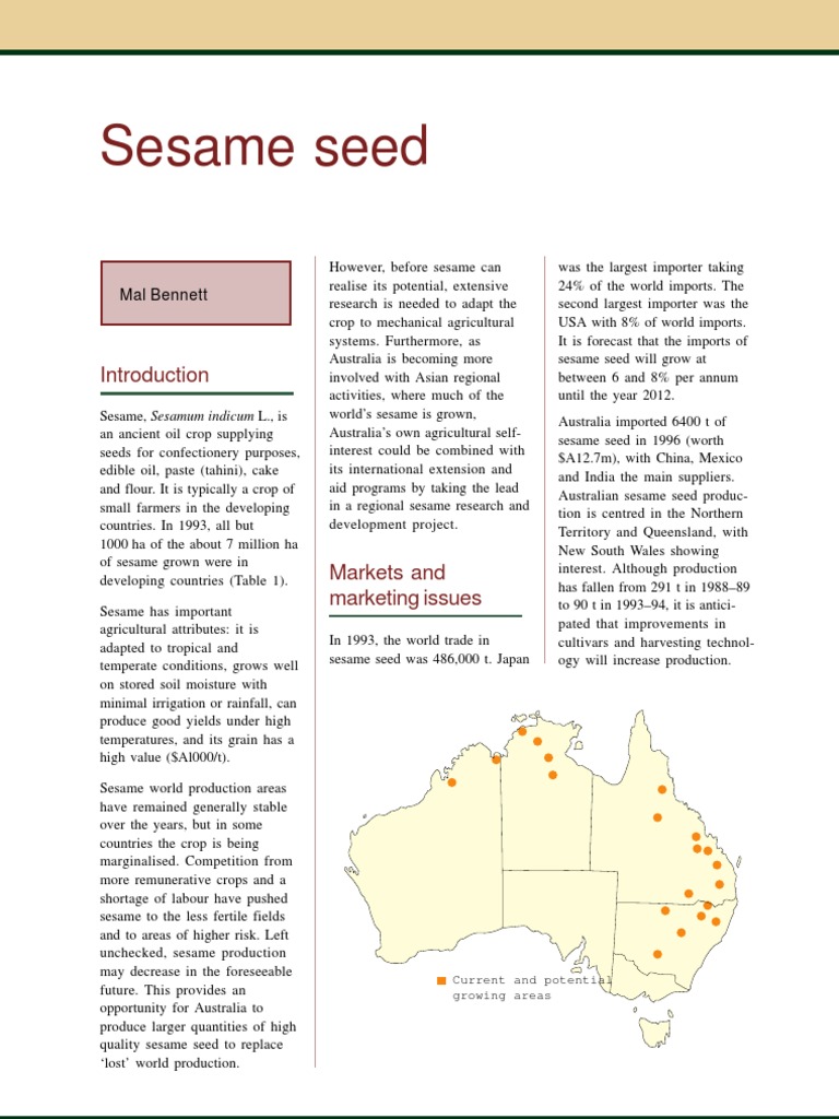 Sesame Guide 2 | PDF | Sesame | Sowing