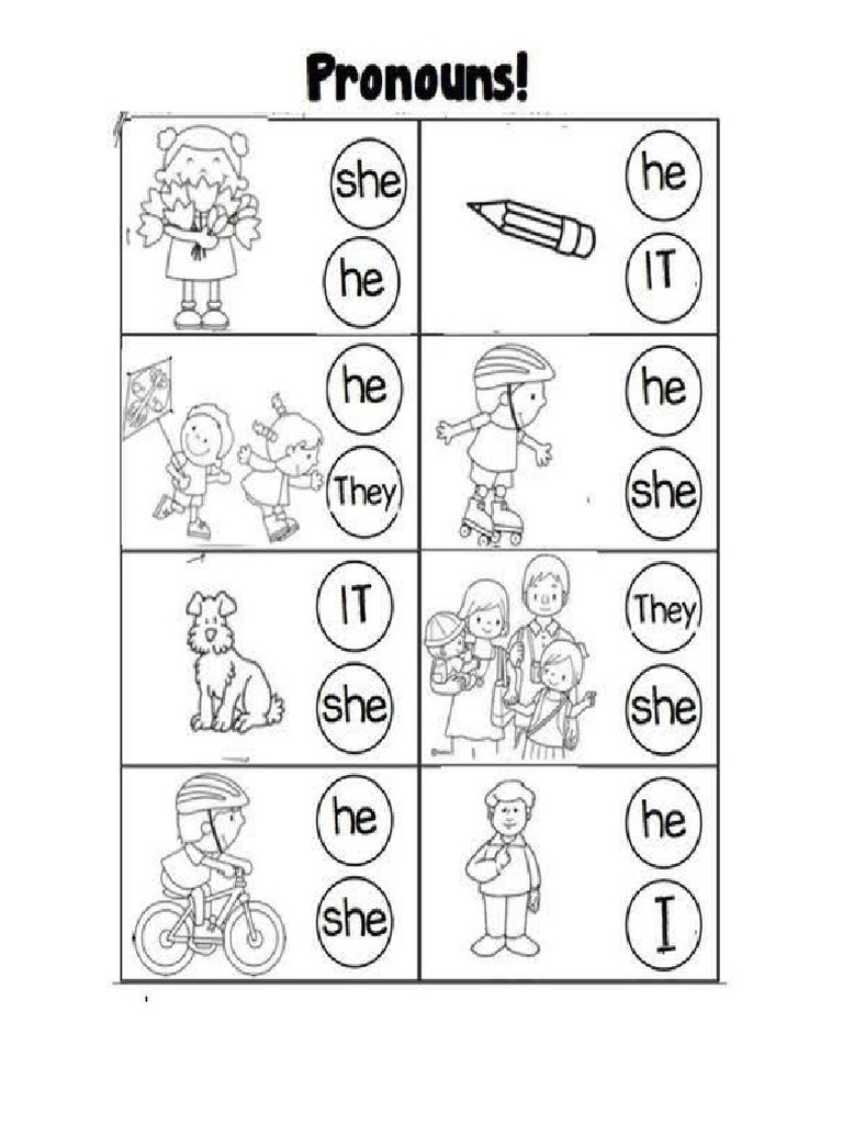 Personal Pronouns 2 | PDF