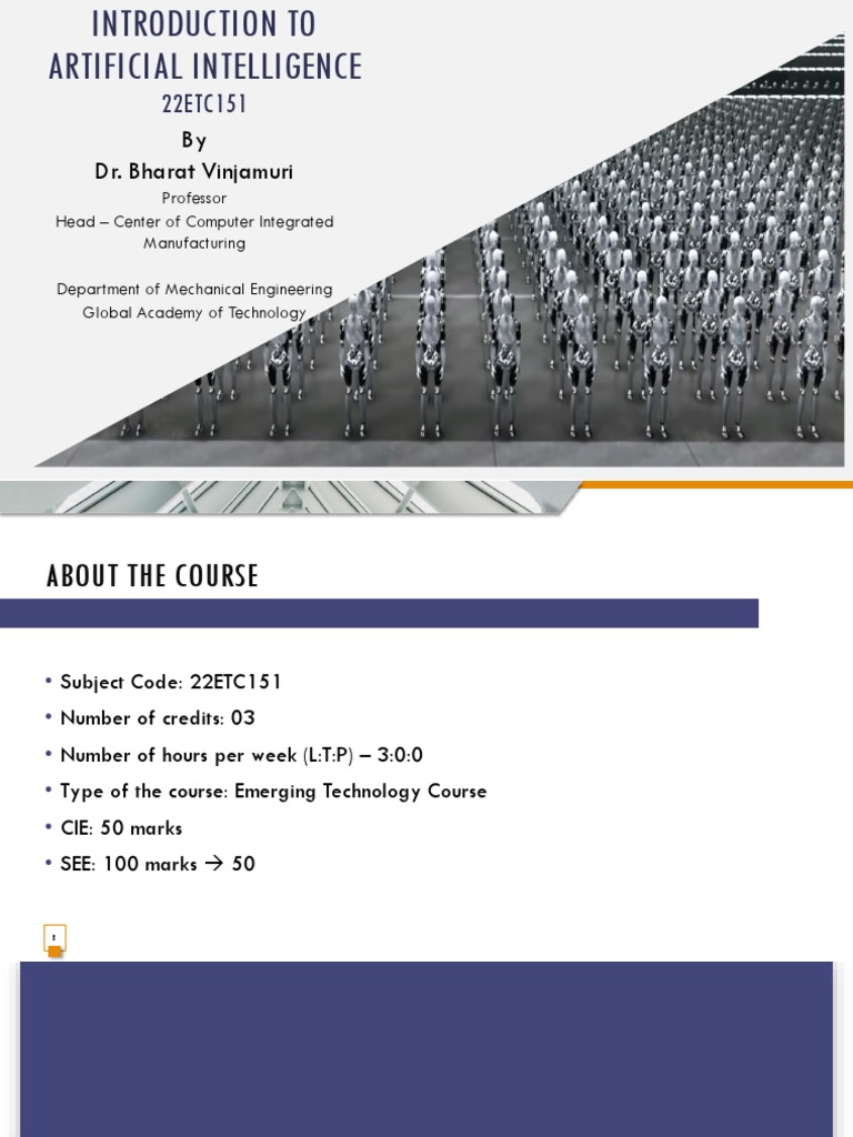 Module 1 - Session - 1 - Intro To AI | PDF | Artificial Intelligence | Intelligence (AI) & Semantics