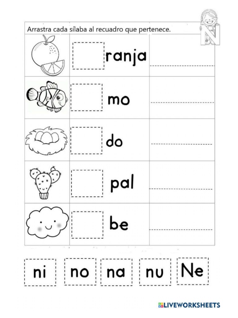 Consonante N en Cuaderno | PDF