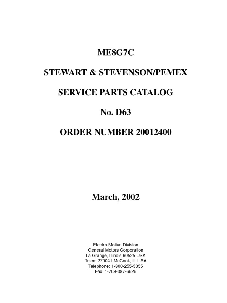 Manual Part 710 g7c | PDF | Internal Combustion Engine | Piston