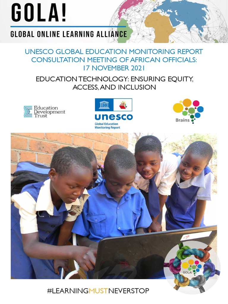 African Education Tech Equity Meeting | PDF | Educational Technology ...
