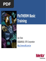 FLOTHERM Tutorial | PDF | Electronics | Simulation