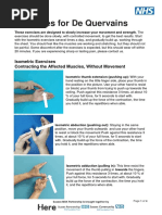 Hand Therapy - Thumb Exercises | PDF | Hand | Thumb