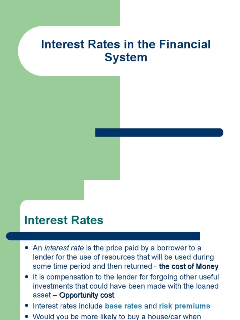 Chap 3 | PDF | Interest | Interest Rates
