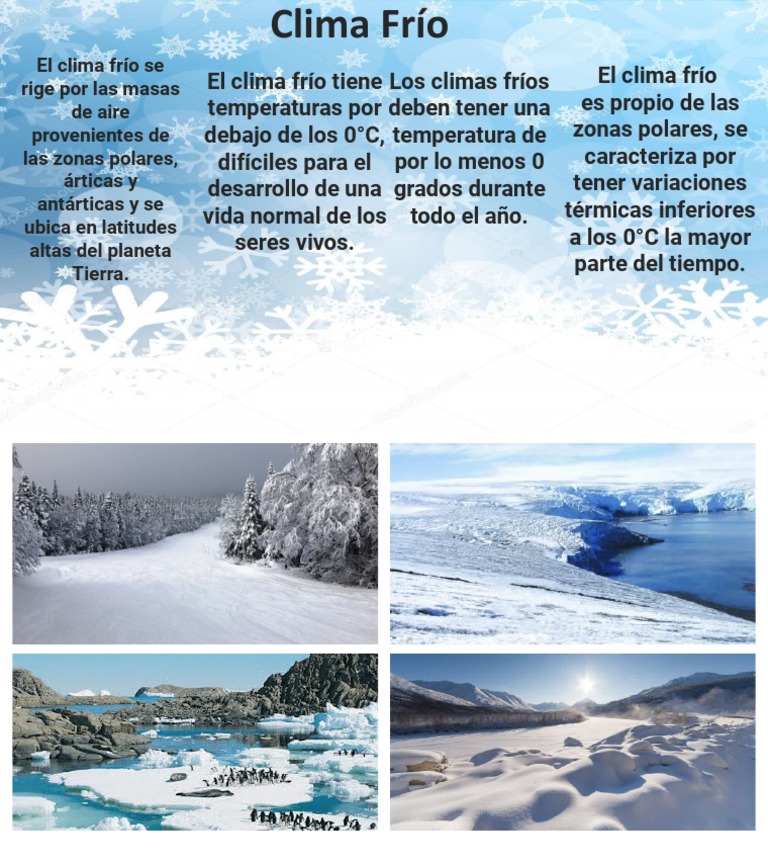 Características del Clima Frío | PDF