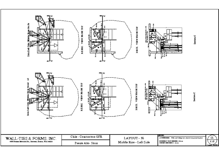 Stair Component Layout and Dimensioning: Chilean Construction Project ...