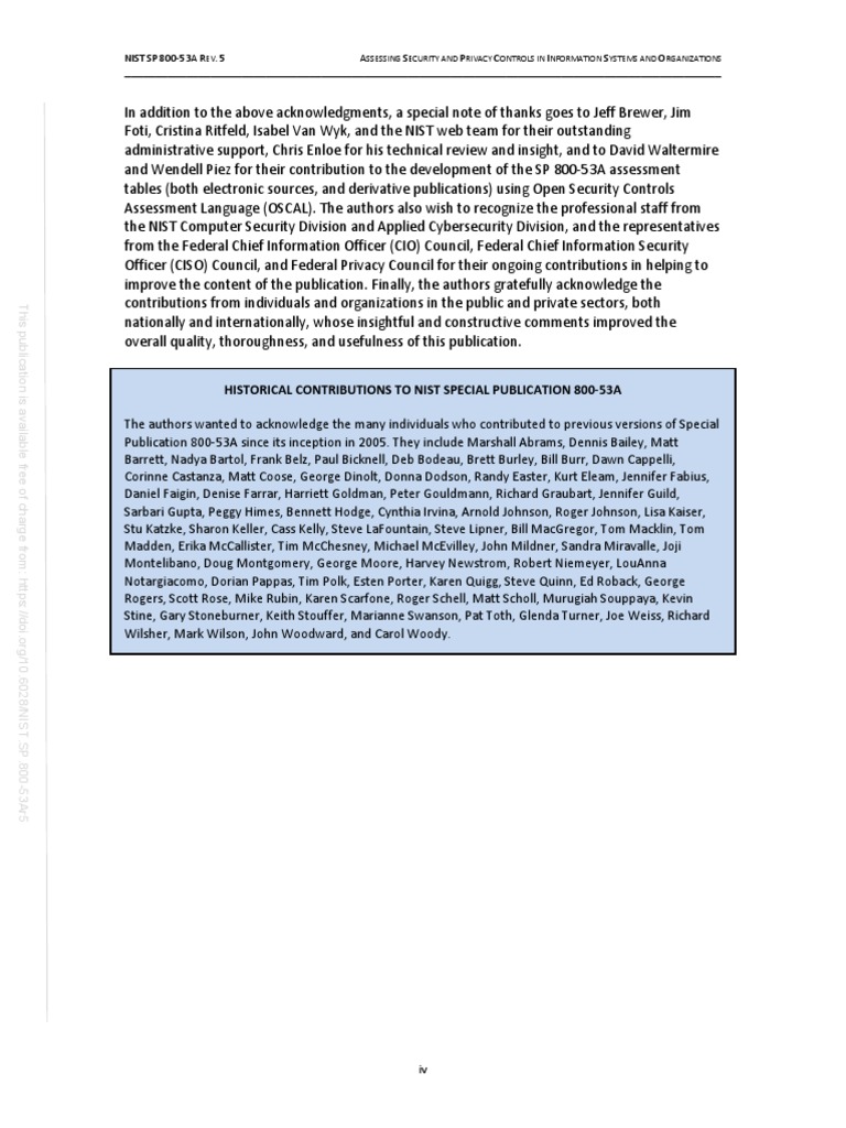 NIST SP 800-53ar5-2 | PDF | Patent | Risk Management