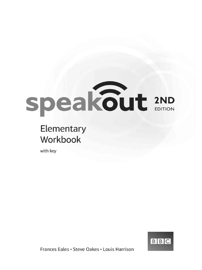 Speakout 2nd Edition Elementary Workbook With Key | PDF