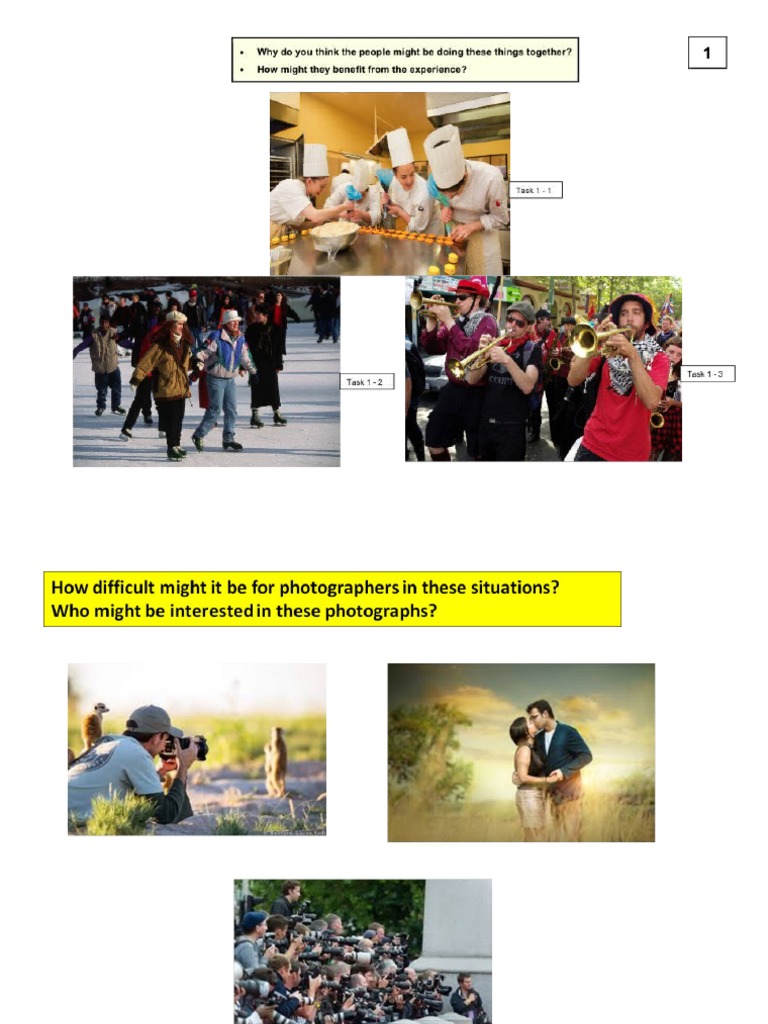 Cae Speaking Part 2 Pictures 2 | PDF | Psychology | Psychological Concepts