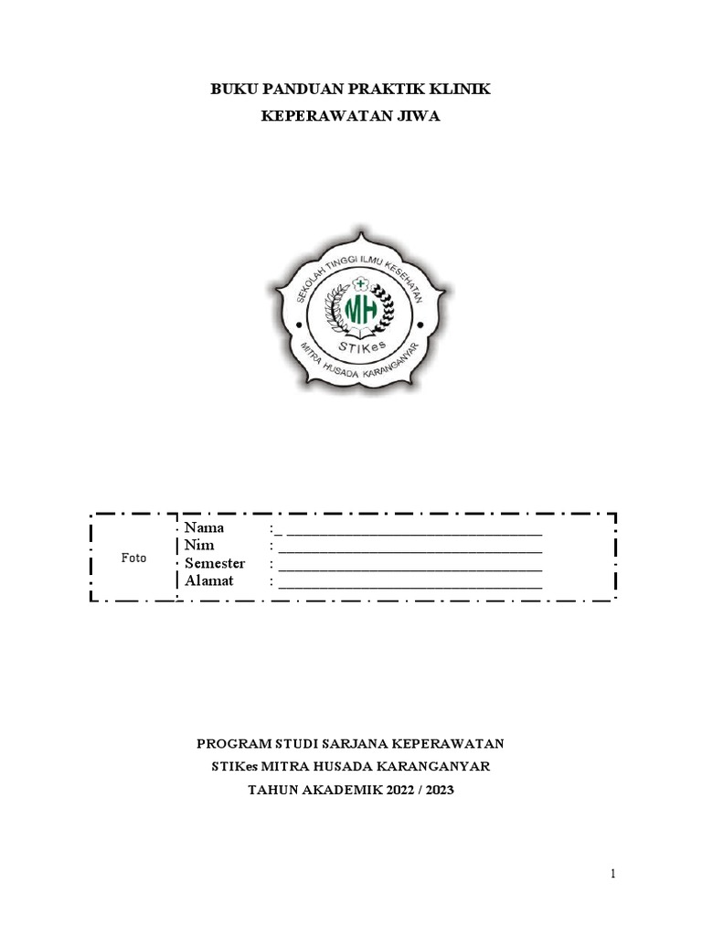 Buku Panduan PKL Jiwa 2022-2023 | PDF